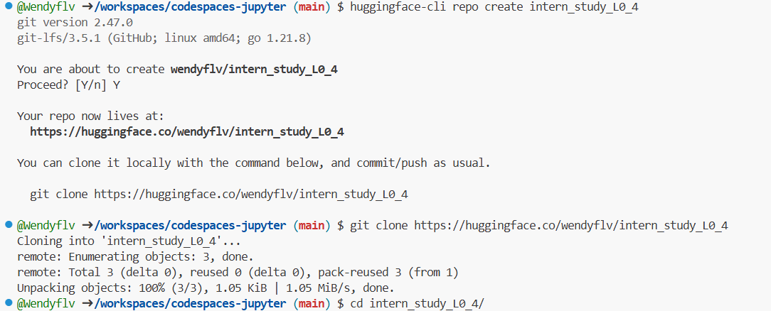 书生大模型实战营——L0G4000（玩转HF/魔搭/魔乐社区） - Wendyflv的博客